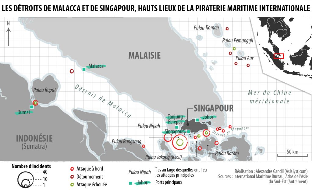 La piraterie maritime : le détroit de Malacca, passage stratégique de ...